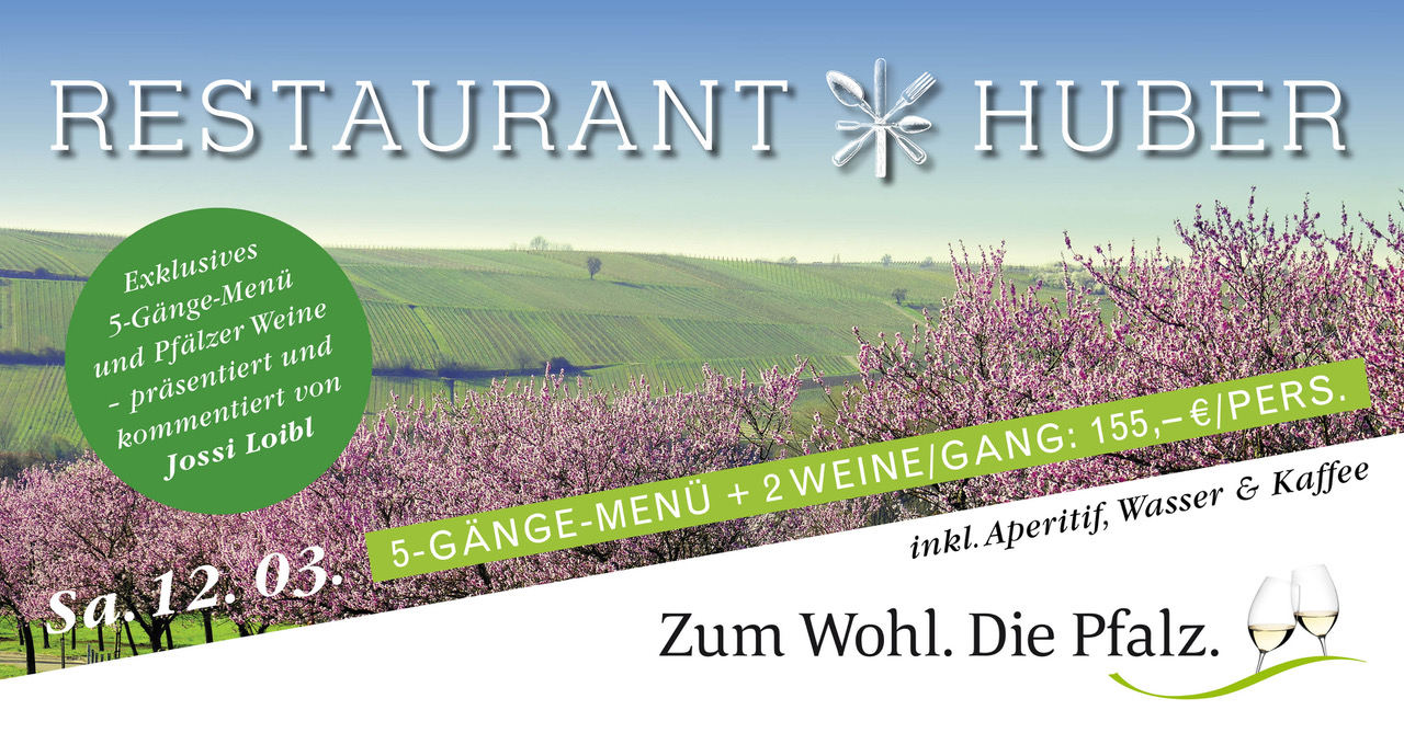 Restaurant Huber München | Zum Wohl. Die Pfalz.